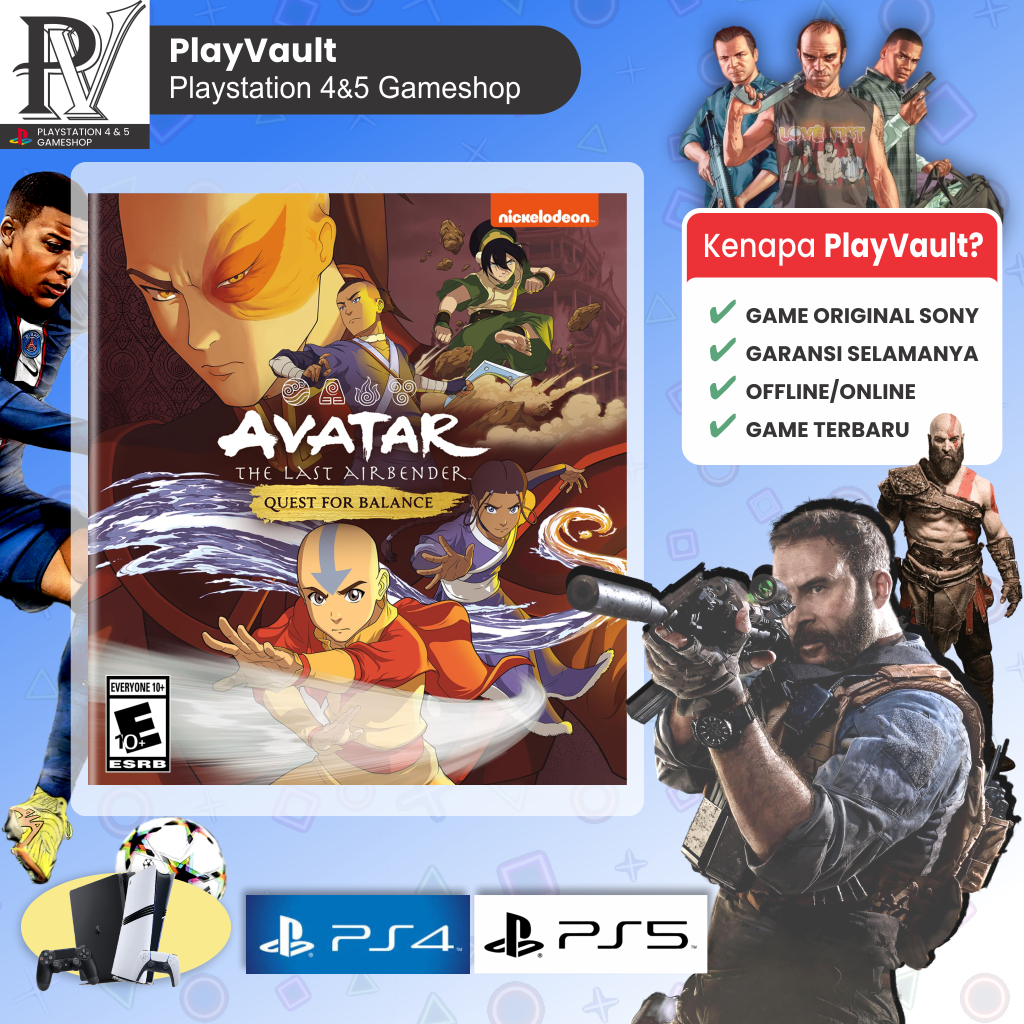 Jual Avatar The Last Airbender Quest for Balance PS4 PS5 | Shopee Indonesia