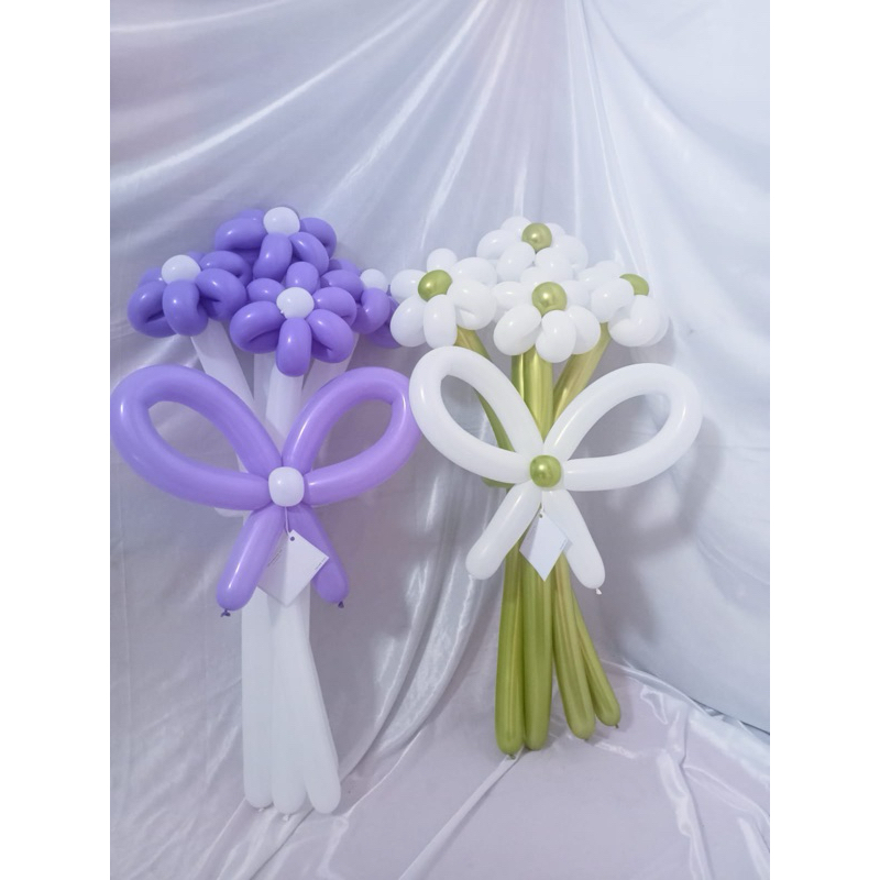 Jual |1 HARI JADI| BUKET BALON MALANG TANGKAI PANJANG | flowers ballon ...