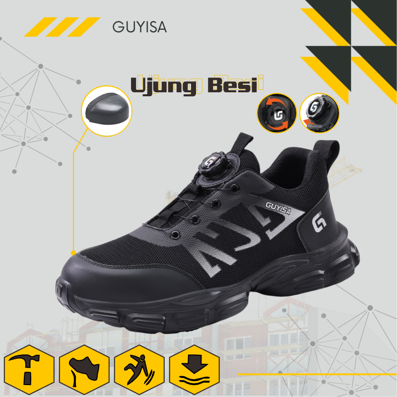 Jual Guyisa Sepatu Sneakers Safety Sport Arc Tactical | Sepatu Safety ...