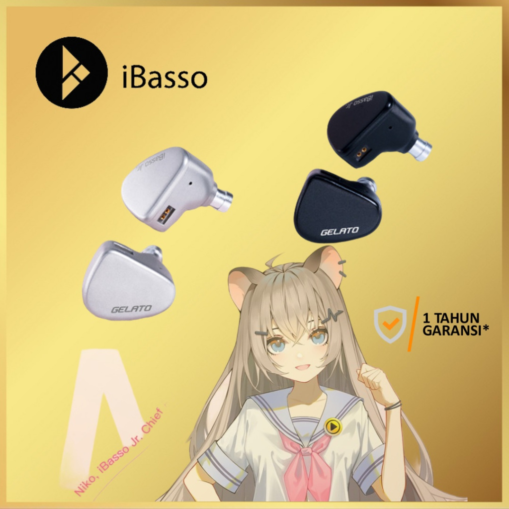 Jual Ibasso JR. Gelato HiFi Dynamic Driver IEM In Ear Monitor Earphone ...