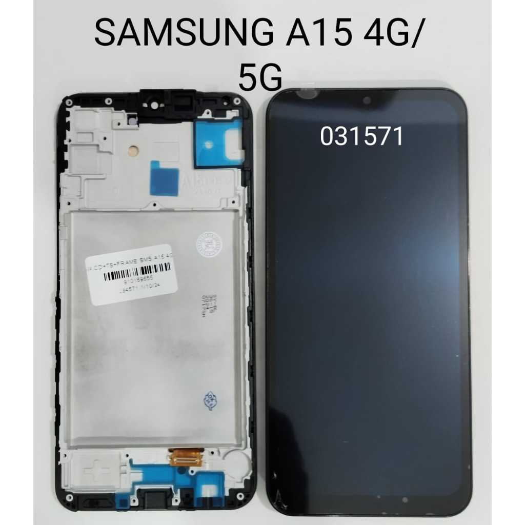 Jual LCD+FRAME SAMSUNG A15 4G/A155F/A15 5G/A156E BLACK OLED | Shopee ...
