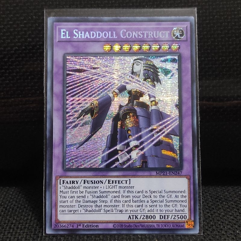 Jual Kartu Yugioh TCG El Shaddoll Construct Alt Art Secret Rare SE ORI ...