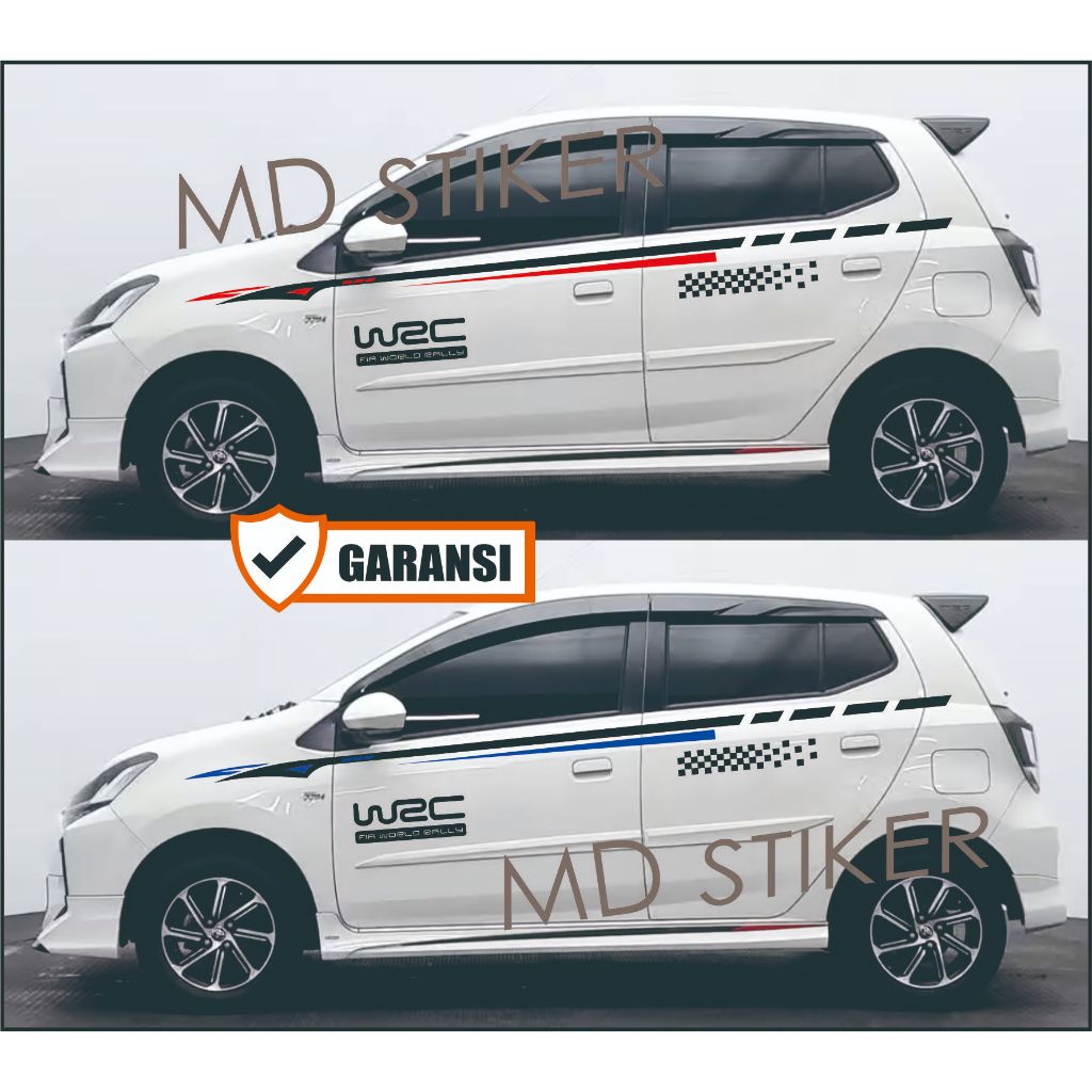 Jual Stiker Mobil Ayla putih hitam terbaru 2023 | Shopee Indonesia
