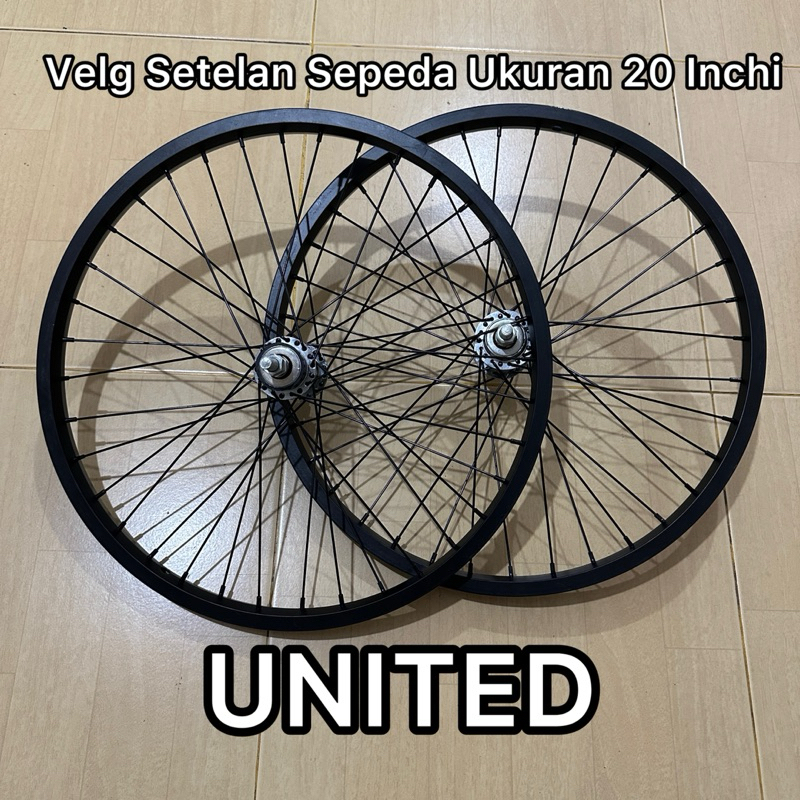 Jual Berjaya Bike - Velg SETELAN SEPEDA 20 UNITED / PELEK SEPEDA 20 ...