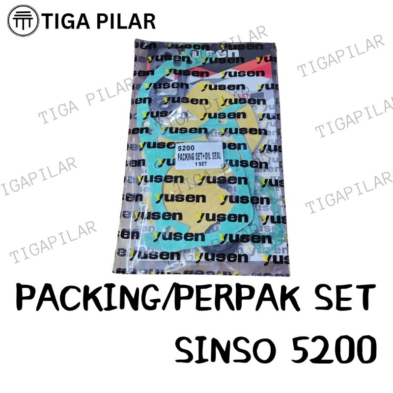 Jual PERPAK SET/GASKET SET/PACKING SET + OIL SEAL SINSO/SENSO KECIL ...