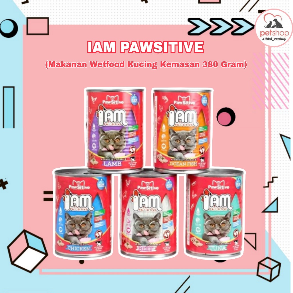 Jual Pawsitive Wet Food Kaleng | Makanan Kucing Pawsitive 380gr All ...