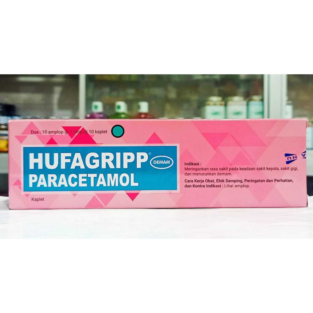 Jual HUFAGESIC 500MG 1 KOTAK ISI 100 KAPLET - Meredakan Demam, Sakit ...