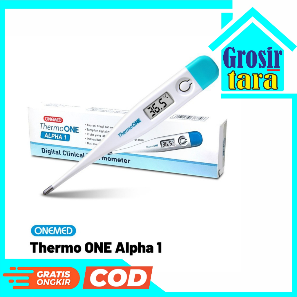 Jual Thermometer Digital ThermoOne Alpha 1 OneMed Pengukur Suhu Tubuh ...