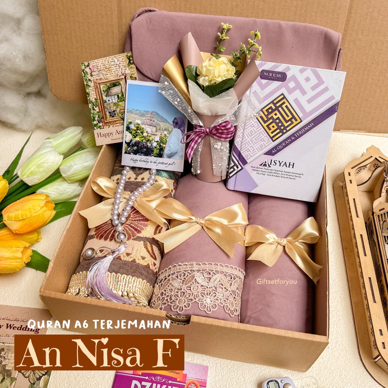 Jual GIFTSETFORYOU HAMPERS MUKENA WANITA KADO PRAYER SET FEMALE HADIAH ...