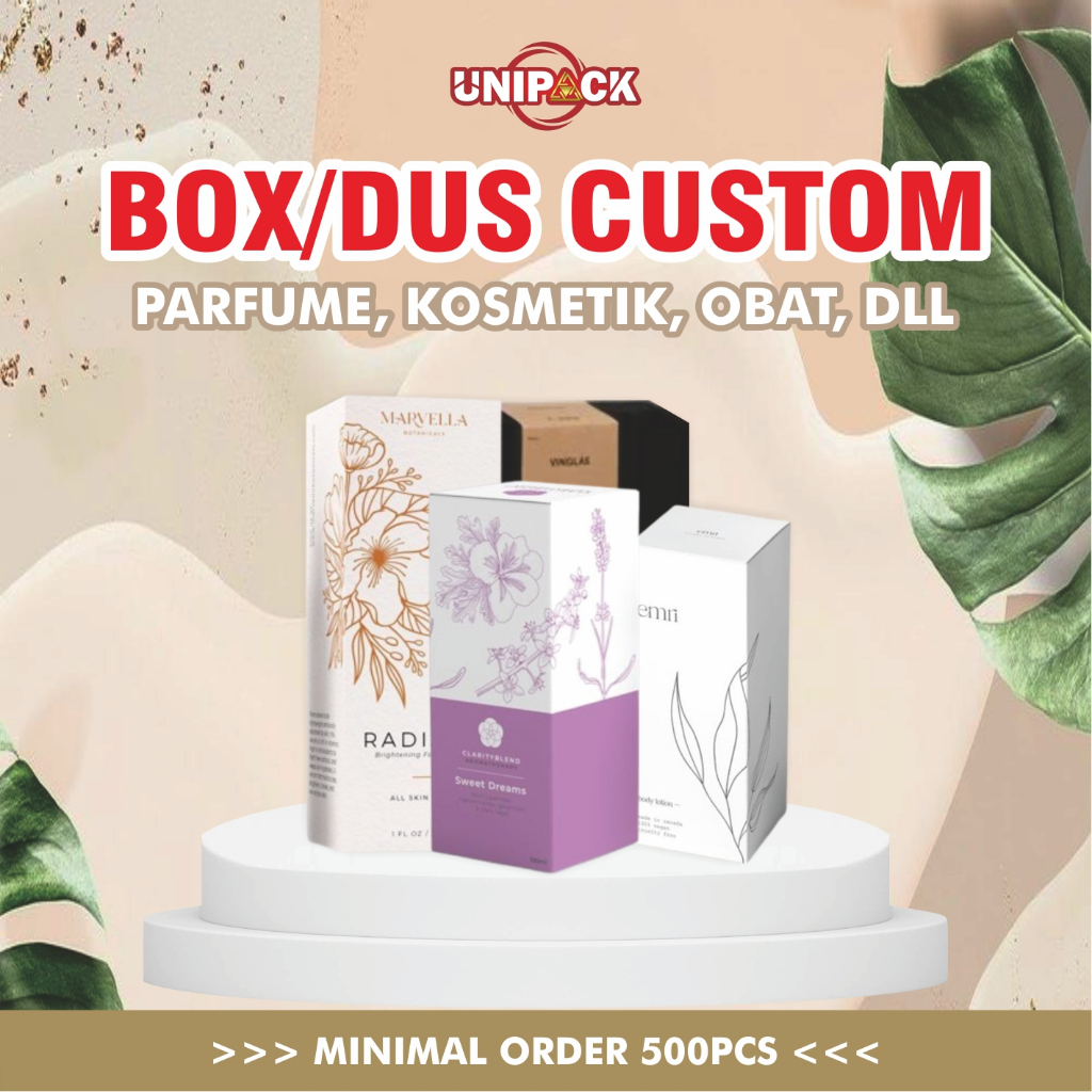 Jual DUS/BOX CUSTOM /BOX PARFUM/BOX OBAT/BOX KOSMETIK/BOX SKINCARE/BOX ...