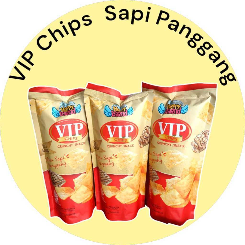 Jual SNACK VIP CHIPS UKURAN 28 gr HARGA SATUAN | Shopee Indonesia