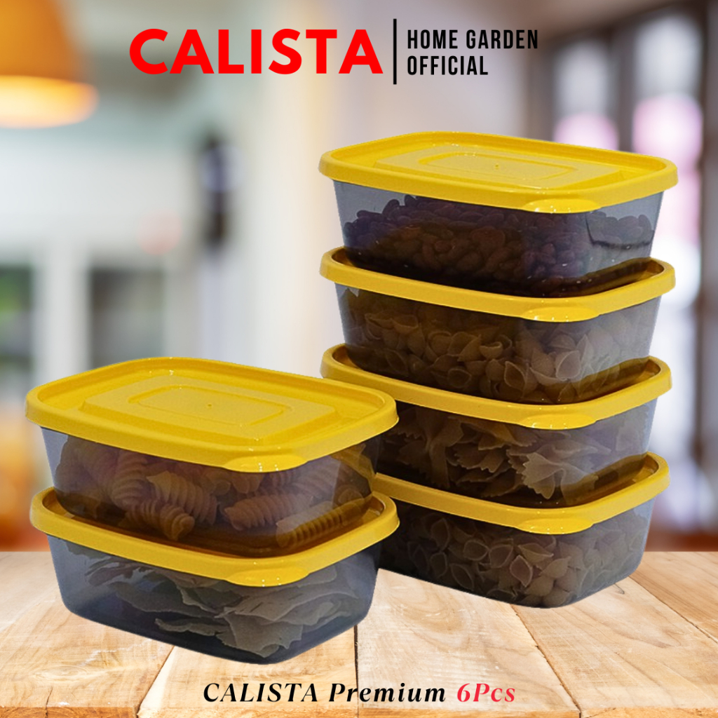 Jual [ CALISTA ] TOPLES CALISTA SET FURANO SMOKE 6PCS WADAH PLASTIK ...