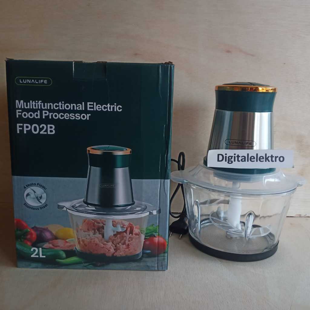 Jual Food Processor FP02B Giling Daging Bumbu Kacang / Chopper 2 Liter ...