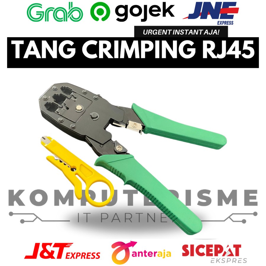 Jual TANG CRIMPING KRIMPING LAN RJ45 CAT 5 CAT 6 UTP PEMOTONG KABEL LAN ...