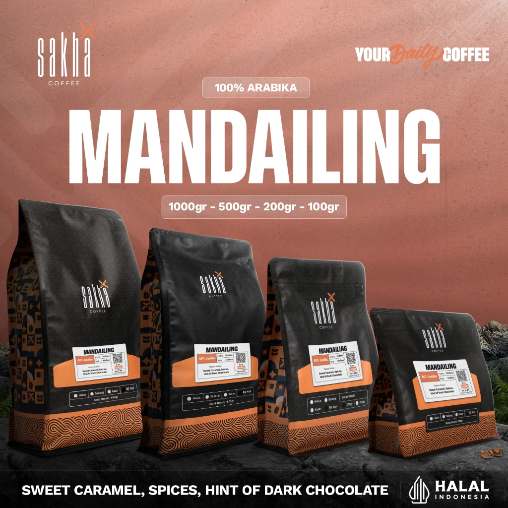 Jual Kopi Arabika Mandailing Mandheling Arabica Coffee Beans Roast Bean ...