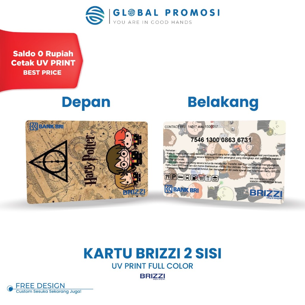 Jual BRIZZI E Toll Custom Print UV Design Bebas Full Color Tanpa PO ...