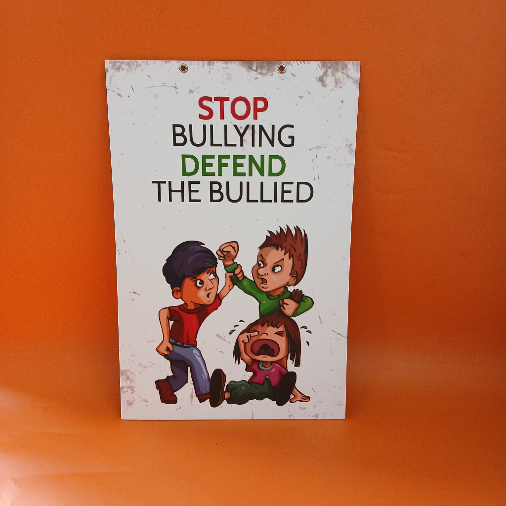 Jual Hard Poster A3 Stop Bullying - Hard Poster Stop Bullying Defend ...