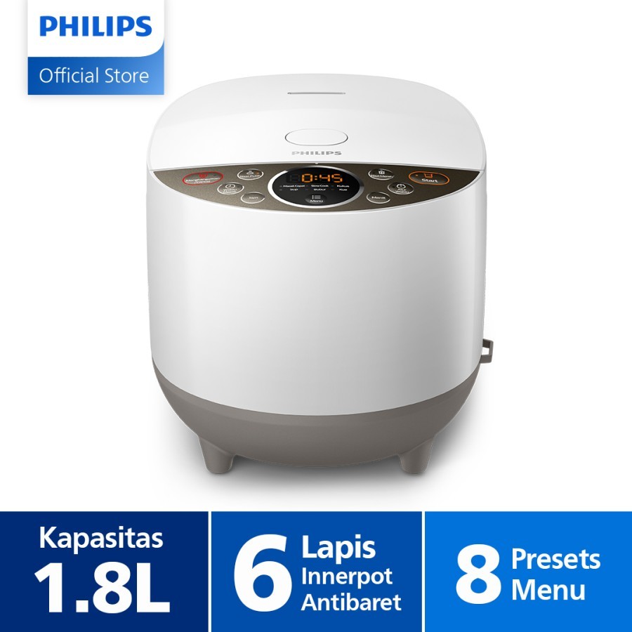Jual Rice Cooker Philips HD4515 Digital Rice Cooker | Shopee Indonesia