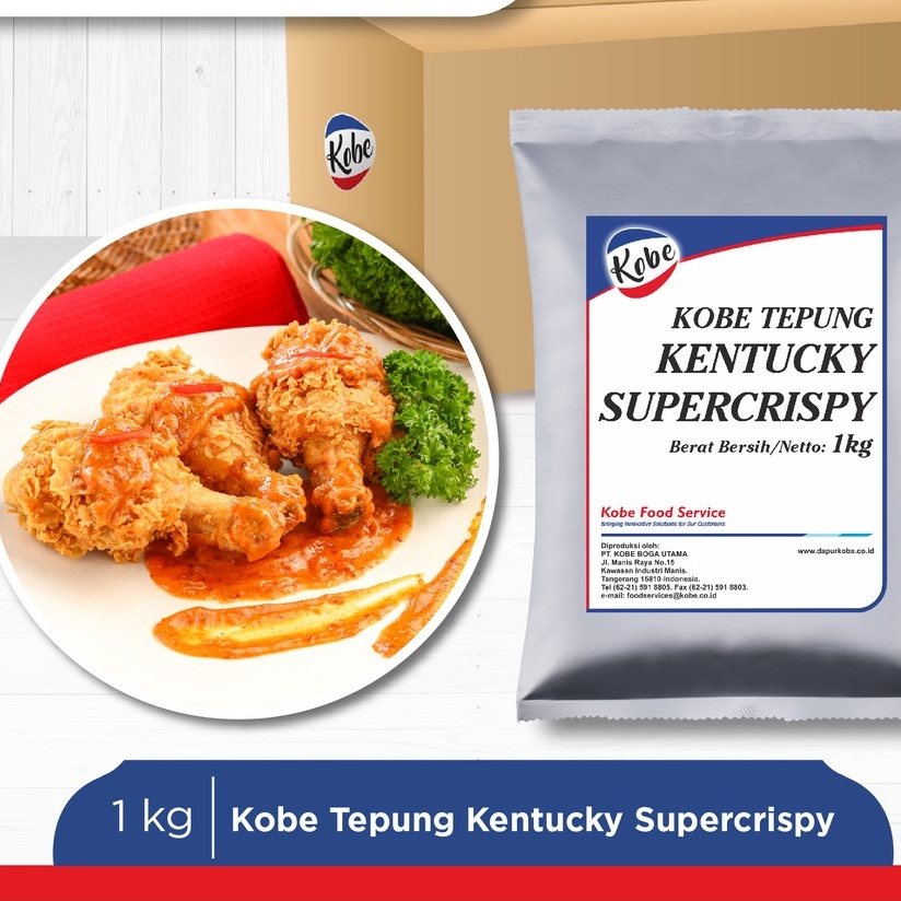 Jual Tepung Kentucky Super Crispy Kobe 1 kg / Tepung Goreng Ayam ...