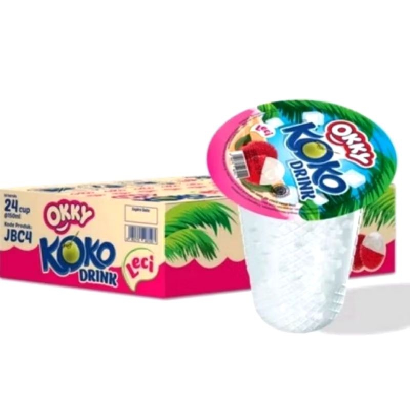 Jual Koko Drink Leci cup 125mlx24pcs/Koko Drink Leci Cup 1 dus | Shopee ...