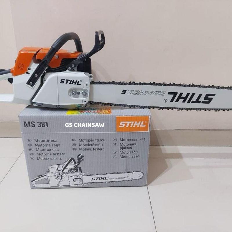 Jual Mesin Chainsaw MS 381 Komplit Bar 25 inch Fullsett | Shopee Indonesia