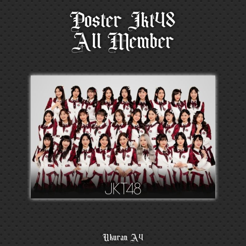 Jual Poster JKT48 All Member 2024 | Shopee Indonesia