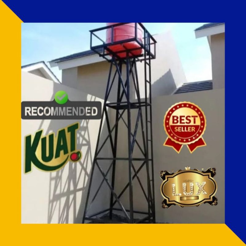 Jual Menara tangki air 3 meter + Tangga untuk toren penguin tb 110 tw ...