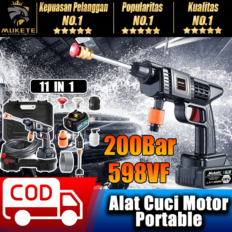 Jual 200Bar Alat cuci motor 598VF Mesin cuci mobil Alat cuci mobil Alat ...