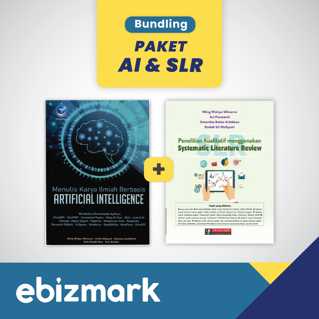 Jual Buku AI & SLR : Panduan Lengkap Menulis Karya Ilmiah Berbasis AI & Penelitian Kualitatif ...
