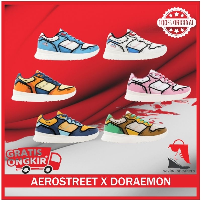 Jual Aerostreet X Doraemon | Aerostreet X Doraemon Biru | Aerostreet X ...