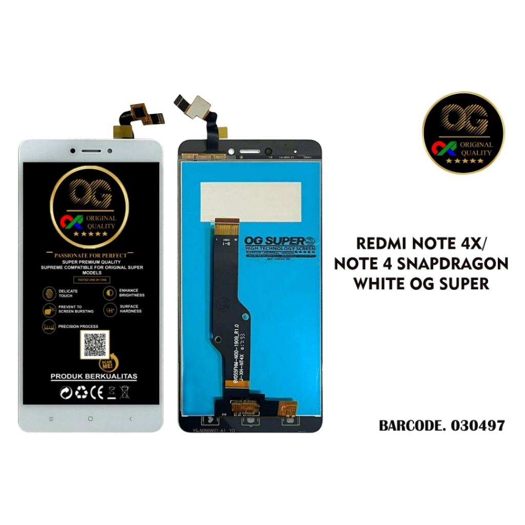 Jual ( OG SUPER ) LCD XIAOMI REDMI NOTE 4X FULLSET SNAPDRAGON | Shopee ...