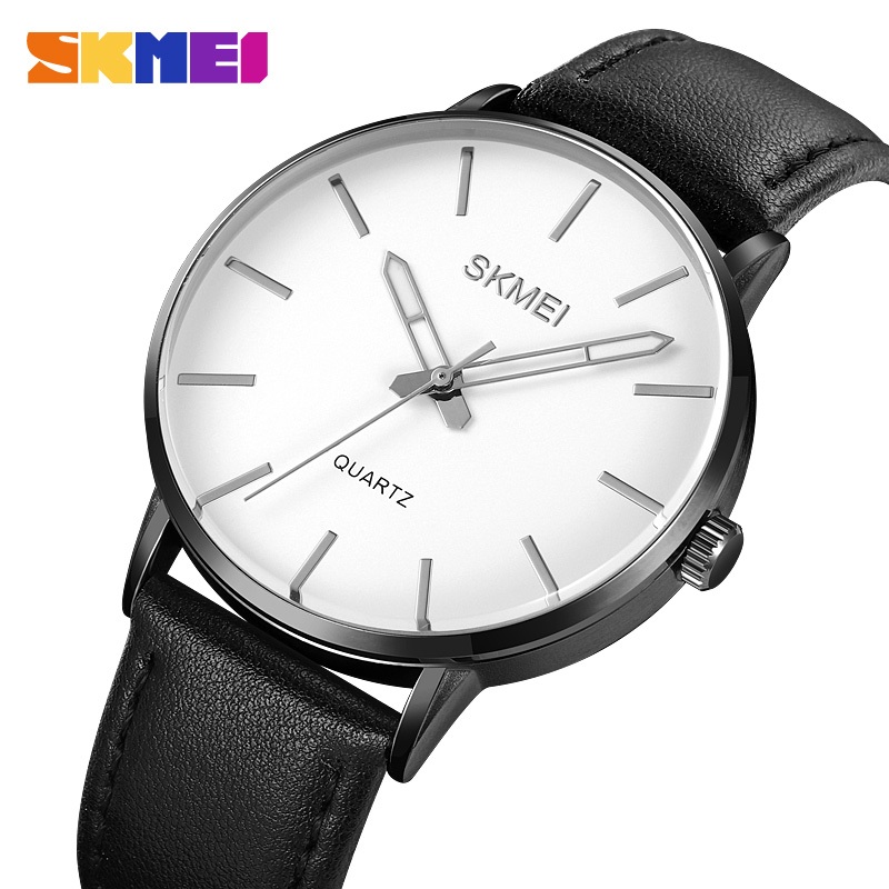 Jual Jam Tangan Analog Pria SKMEI - 2074 - Black White | Shopee Indonesia