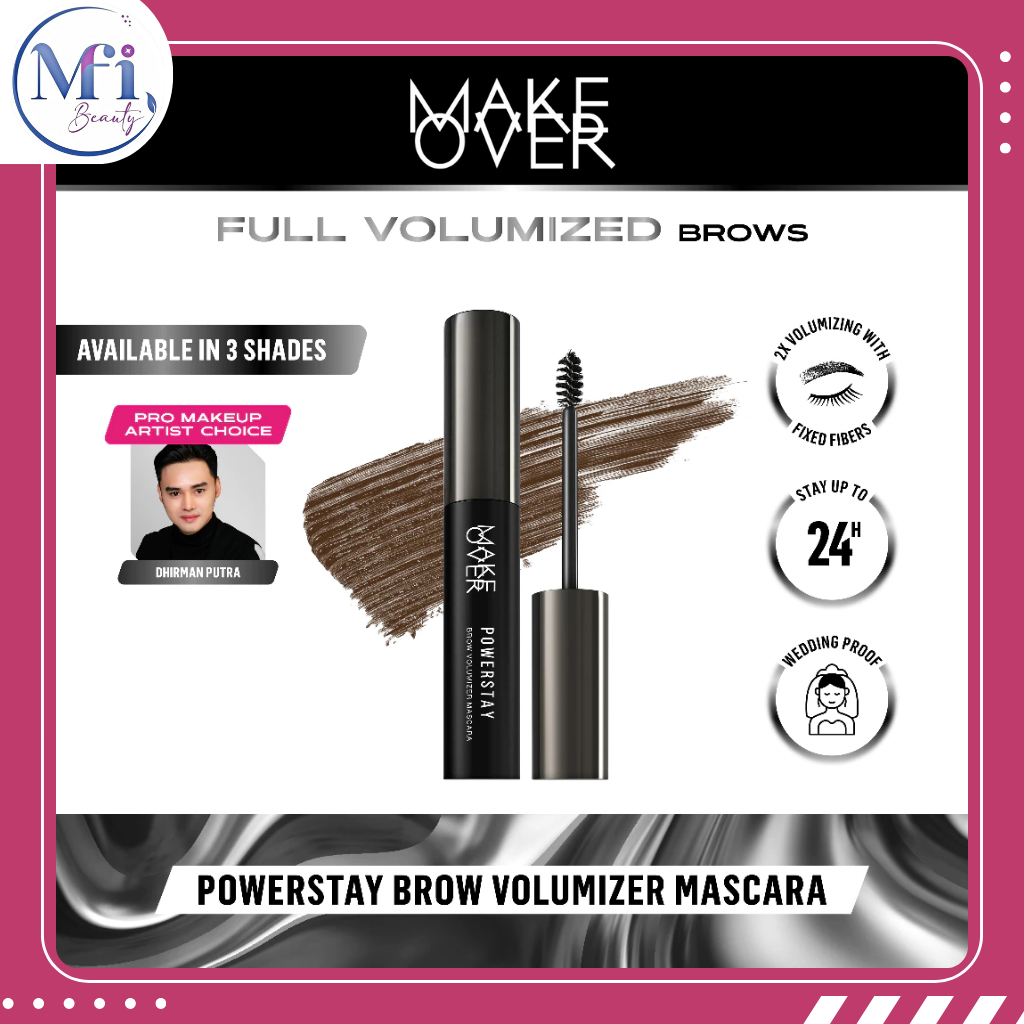 Jual MFI - MAKE OVER POWERSTAY 24H DEFINED VOLUME BROW VOLUMIZER MASCARA | NETTO 5G | Maskara ...
