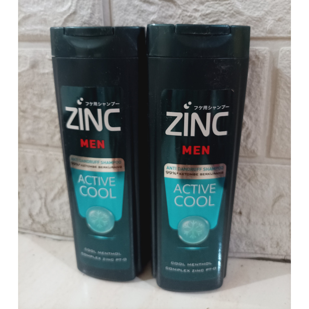 Jual Zinc Men Shampoo Active Cool Menthol 170 ML | Shopee Indonesia
