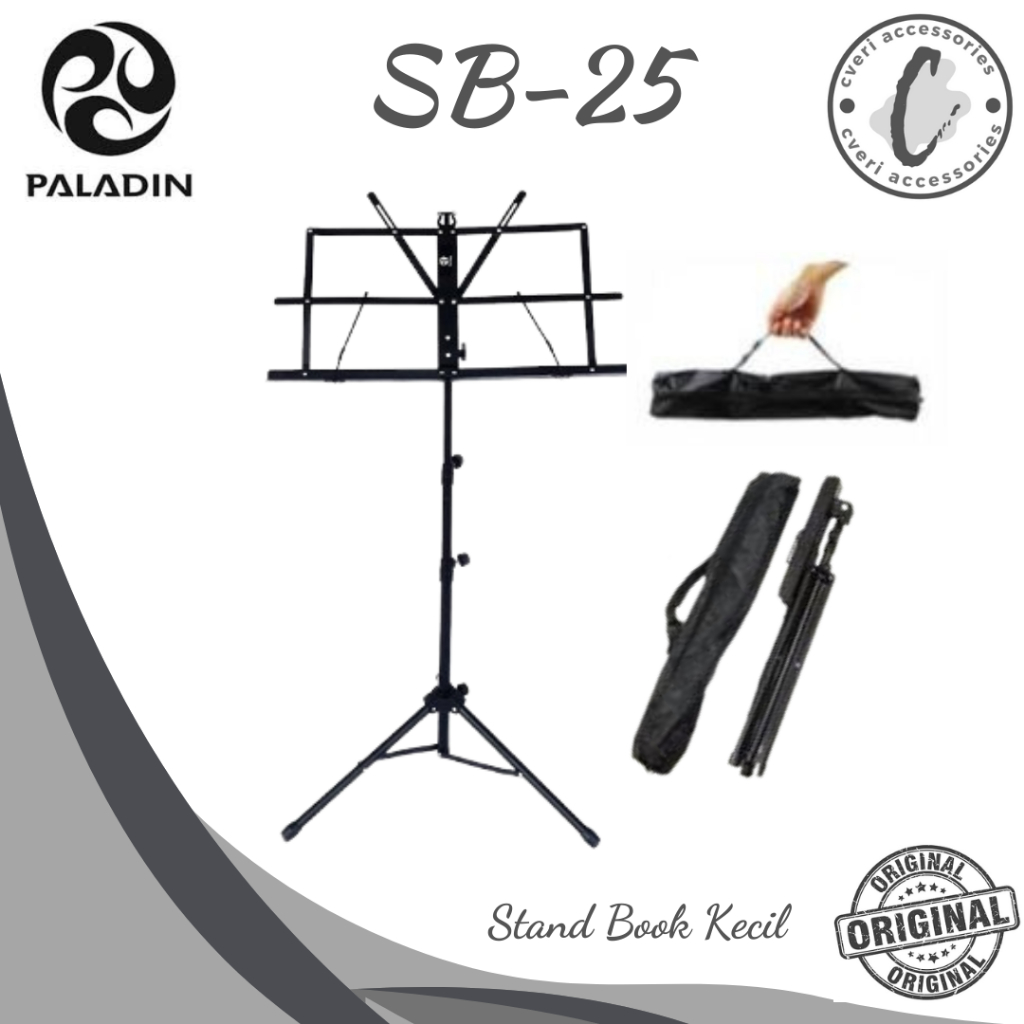 Jual Paladin SB25 Stand Book Kecil Paladin SB-25 Stand Partitur Kecil ...