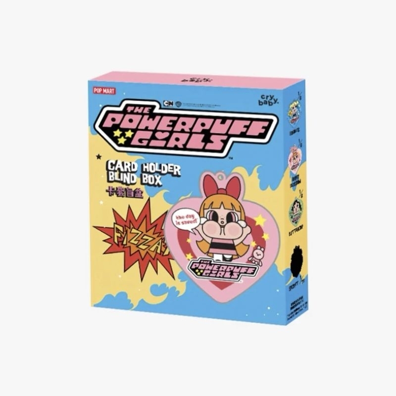 Jual POP MART original CRY BABY POWERPUFF GIRLS card holder blind box ...