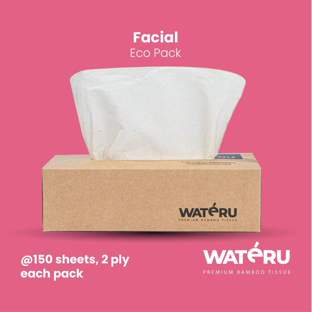 Jual Wateru Premium Bamboo Tissue / Tisu Bambu - Karton Pack Facial ...
