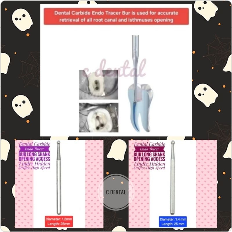 Jual Dental Endo Tracer Metal Bur Opening Orifice Access Finder Hidden ...