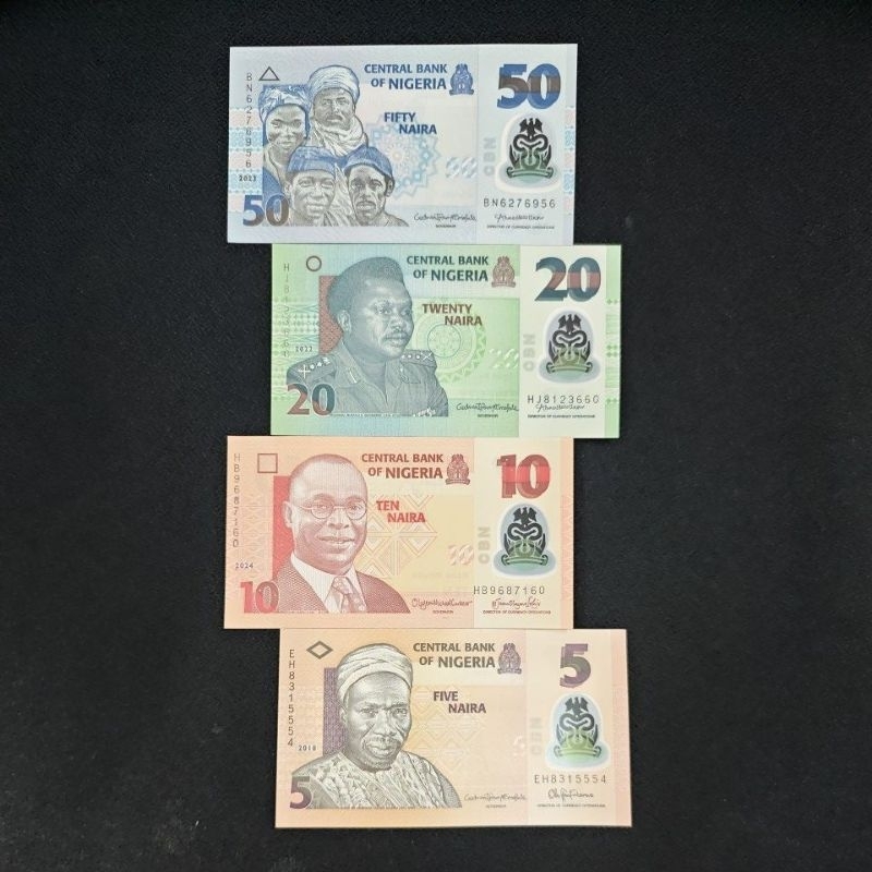 Jual SET 4 LEMBAR POLYMER NIGERIA UANG NIGERIA | Shopee Indonesia