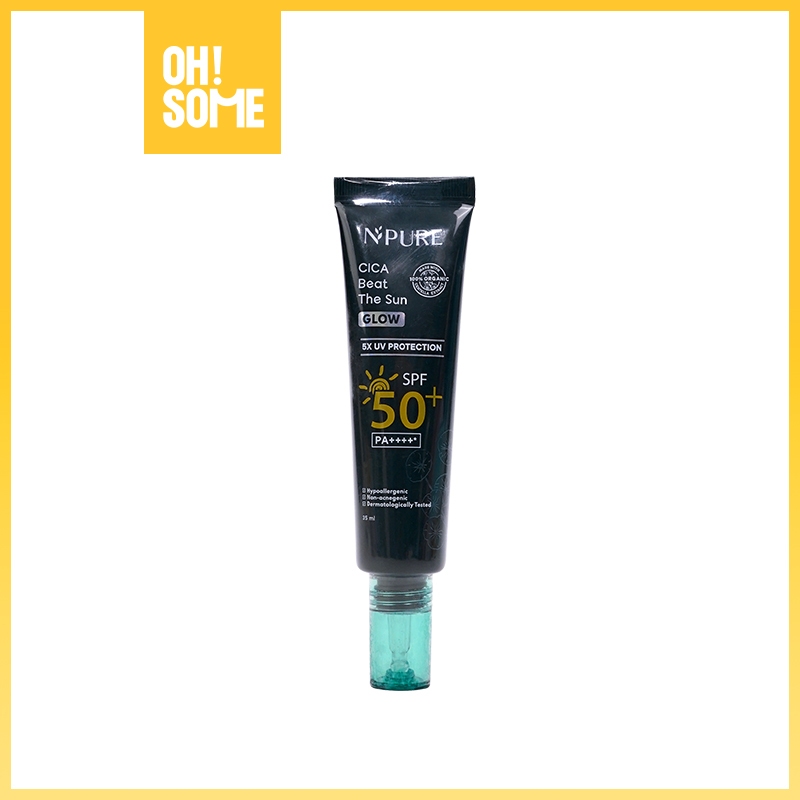 Jual OHSOME - NPURE Sunscreen Cica Beat The Sun Glow SPF 50 PA ...