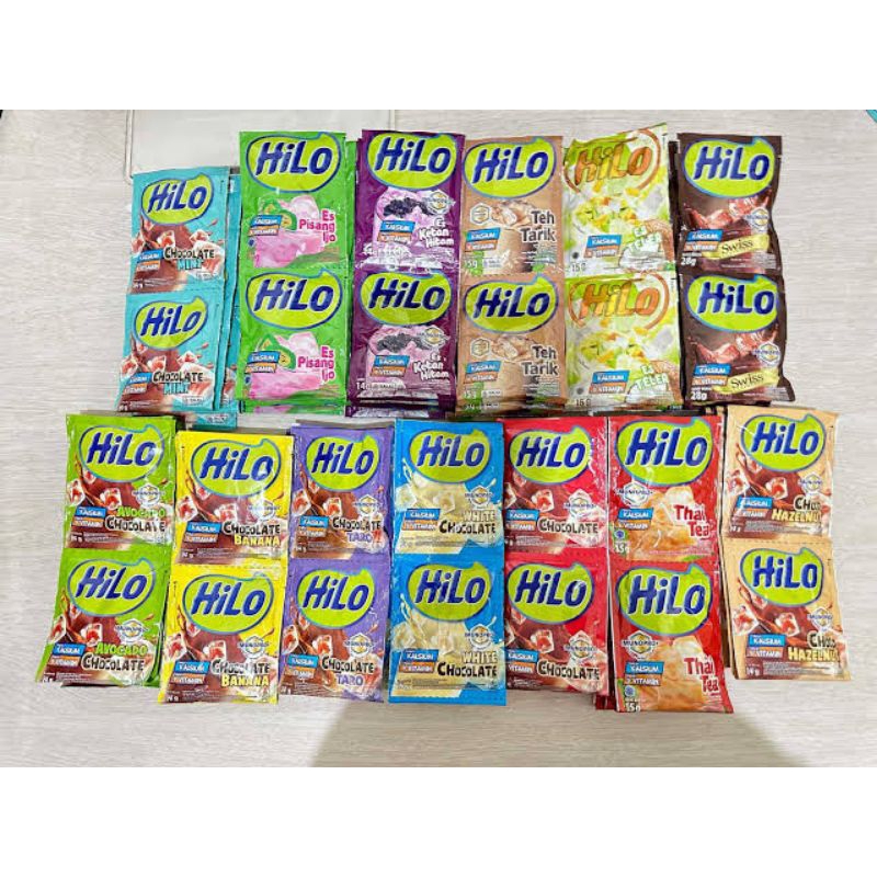 Jual Susu Hilo Minuman Serbuk Sachet 1 Renteng Isi 10 Pcs Terlengkap ...