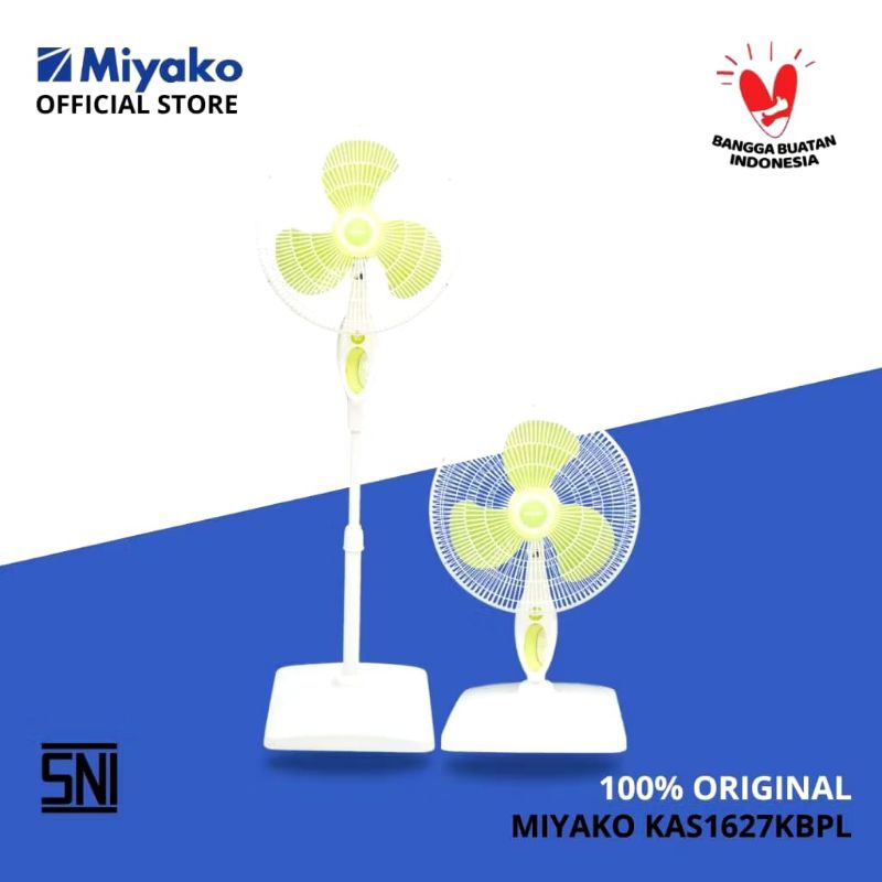 Jual Kipas Angin Berdiri MIYAKO 16 inch 2in1 KAS-1627 KB PL | Kipas Berdiri & Duduk | Shopee ...