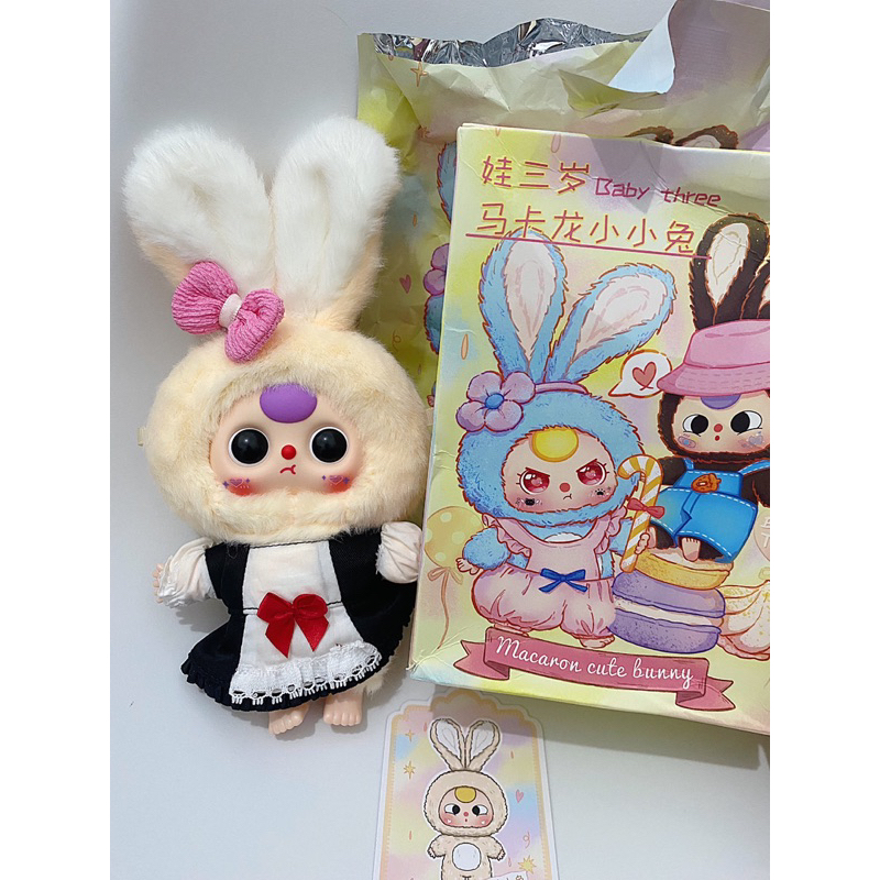 Jual Baby Three Macaron CREAM | Baby Three Macaron Bunny | Baby Three ...