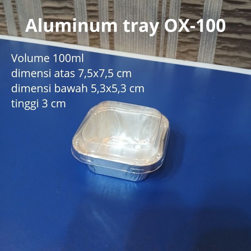 Jual aluminium foil tray ox-100 | aluminium cup | aluminium tray | aluminium best fresh ...