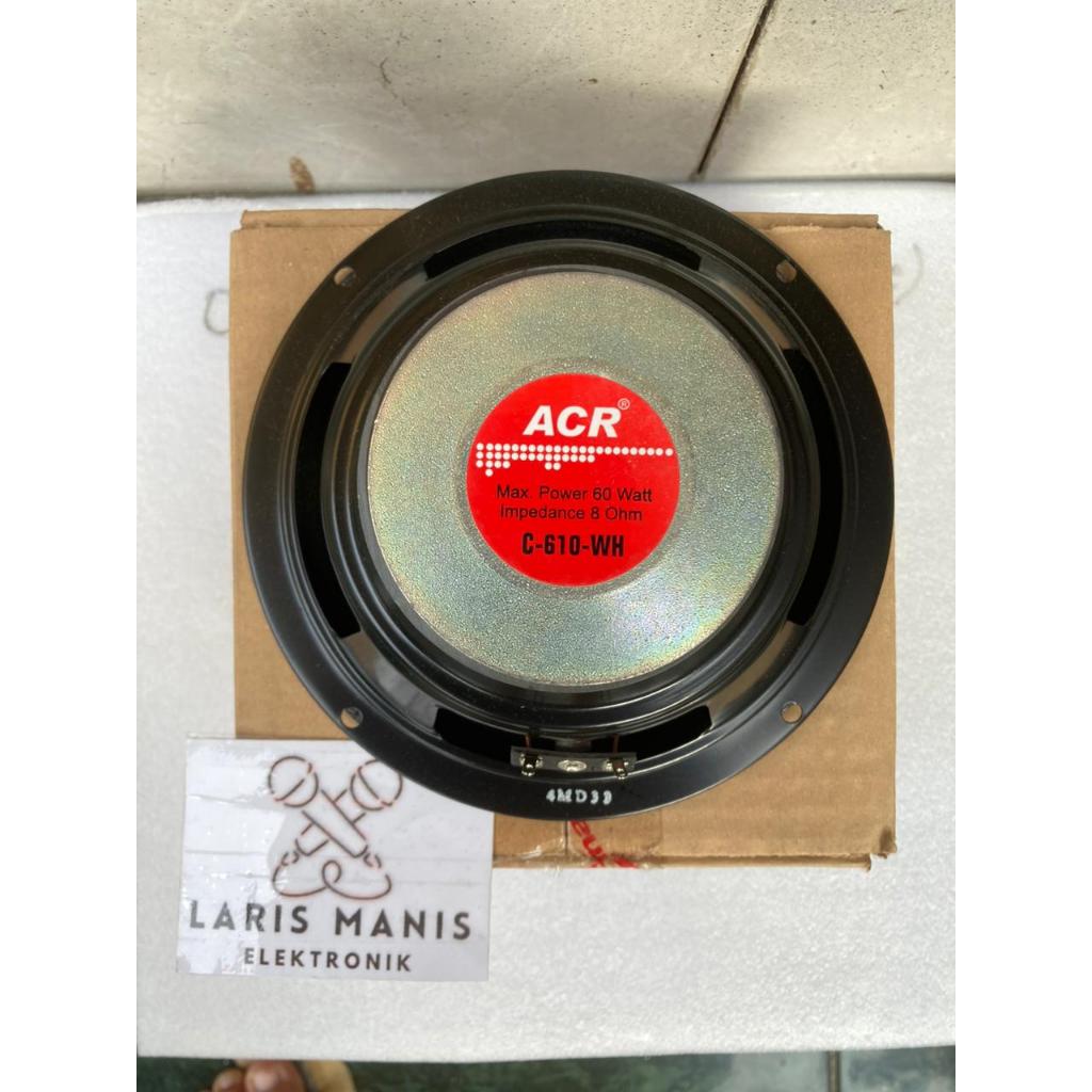 Jual Speaker ACR 610 Woofer 6 inch 6in 60 Watt 8 ohm Original ACR C-610 ...