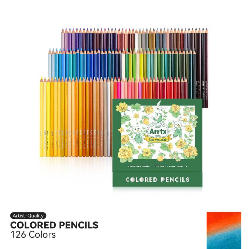 Jual ARRTX Artist Colored Pencil/Pensil Warna 126 Colors | Shopee Indonesia