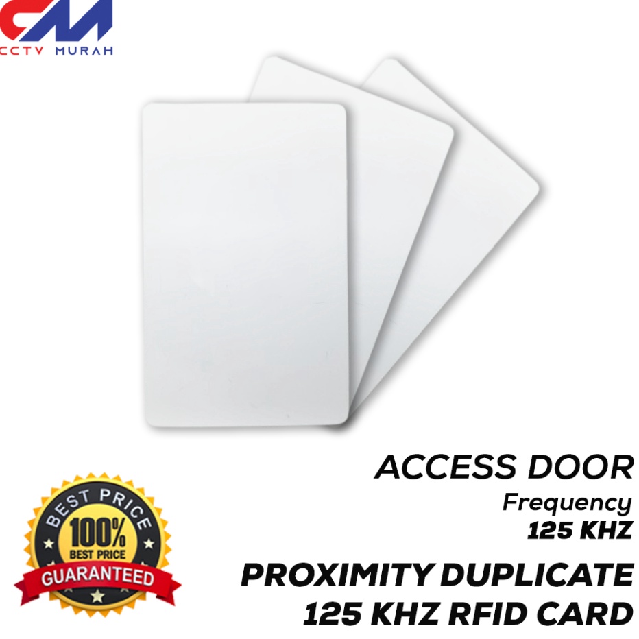 Jual Kartu RFID Proxy 125KHZ Duplikat Proximity Card Untuk Akses dan ...