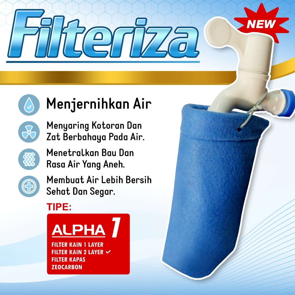 Jual Filter Bag Kain Penjernih Air Sumur Keran Filter Air Kran Sumur ...