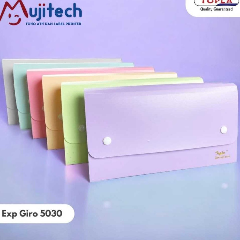 Jual TOPLA MAP GIRO 53 DOMPET DOKUMEN GIRO NOTA CEK KWITANSI 12 SLOT ...