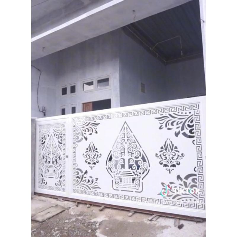 Jual pagar cating laser motif wayang | Shopee Indonesia